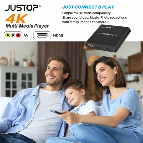 JUSTOP 4K UHD Multi media Player Ultra HD - DigiDirect